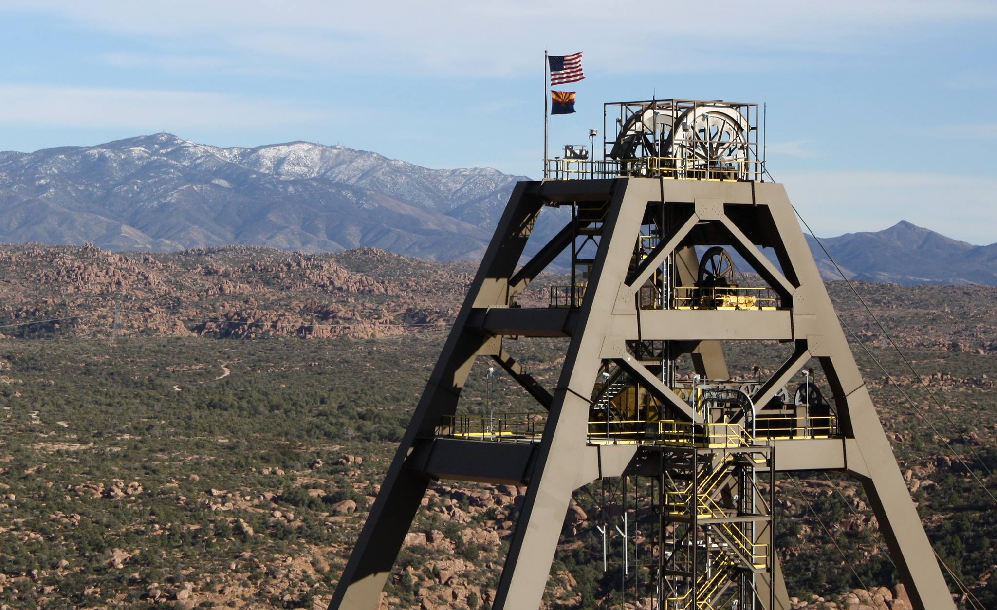 Resolution Copper and Superior Community Working Group sign landmark ...